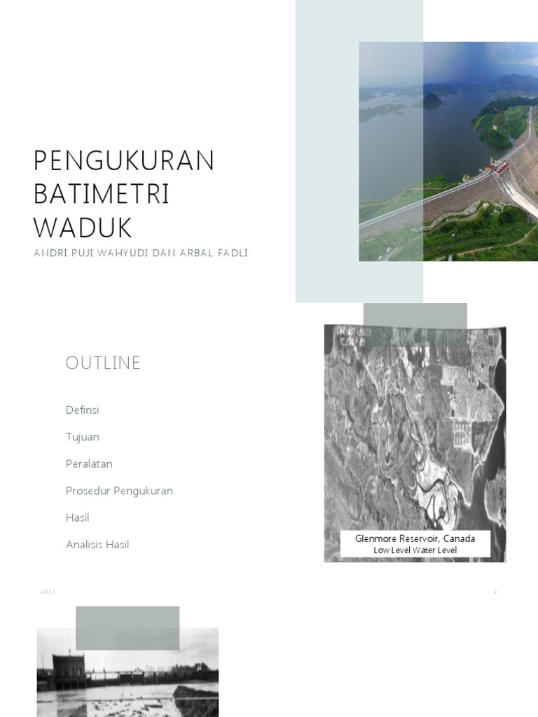 Pengukuran Batimetri Waduk | PDF