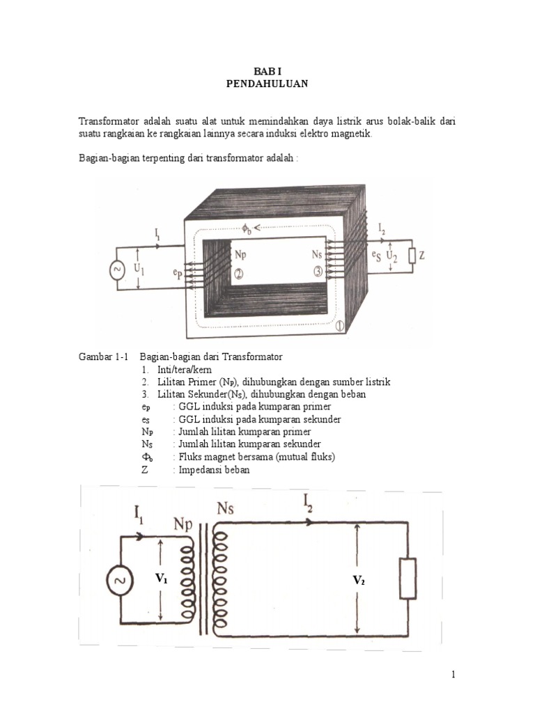 Prinsip Kerja Transformator | PDF