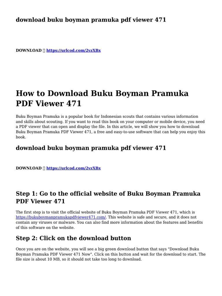 Buku Boyman Pramuka PDF Viewer 471 | PDF | Cyberspace | Information Technology