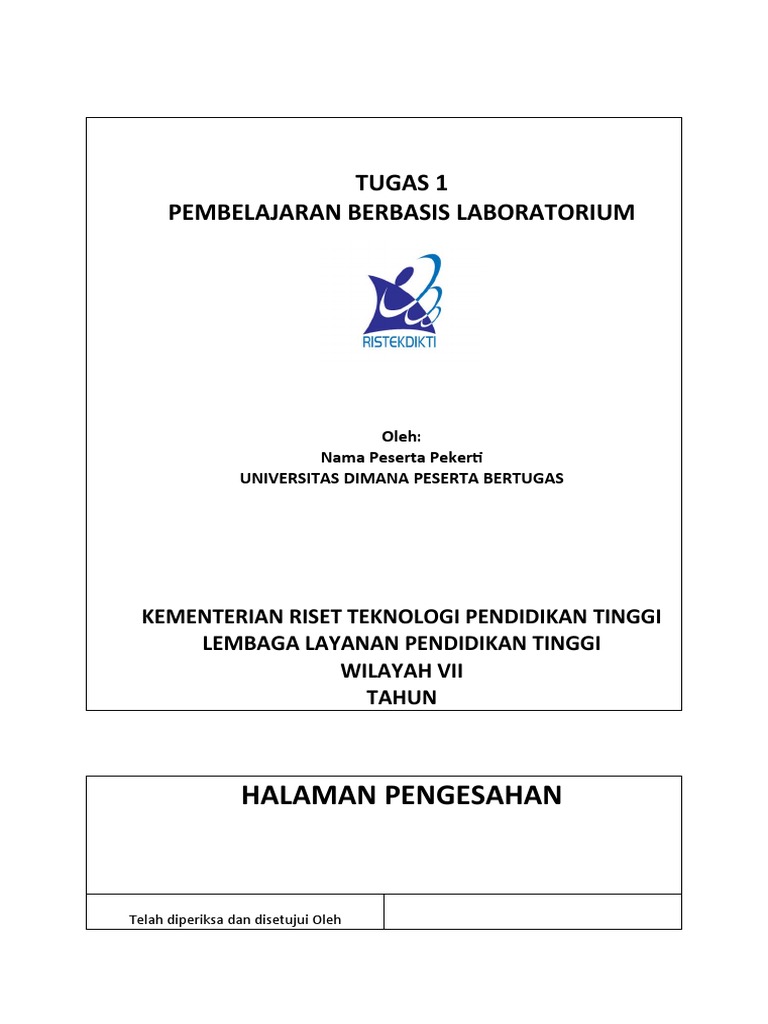 1 - Format Rancangan Pembelajaran Laboratorium | PDF