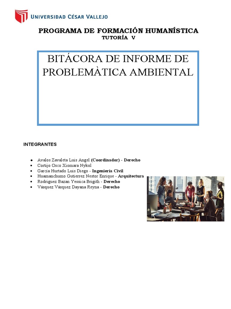 Bitácora de Estudio de Problemática. Tutoría V | PDF | Evaluación | Residuos