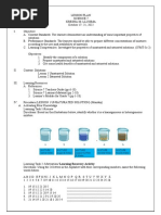 Science 7 Matatag LP | PDF | Learning | Science