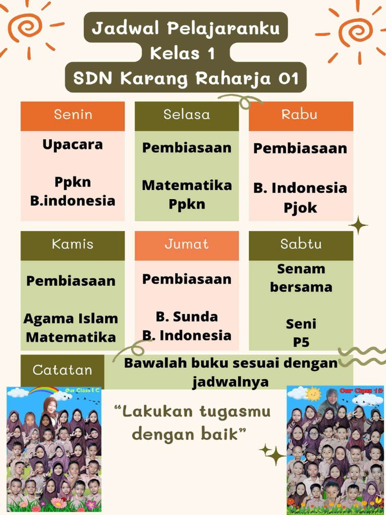 Jadwal KBM 1CD | PDF