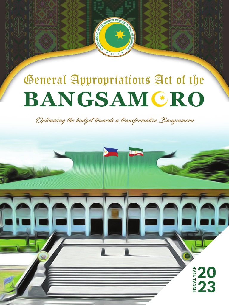 Bangsamoro FY 2023 Budget Overview | PDF | Climate Resilience ...