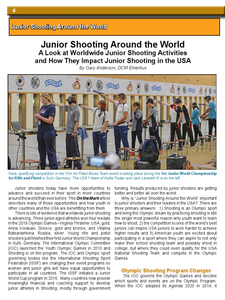 Junior Shooting Around The World | PDF | Olympic Games | Marksmanship