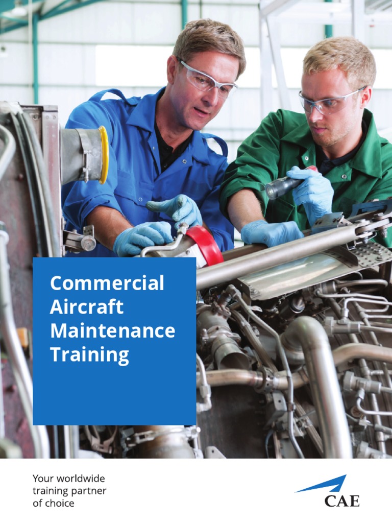 CAE Commercial Aircraft Maintenance Training Brochure December 2021 | PDF | Transport | Aerospace