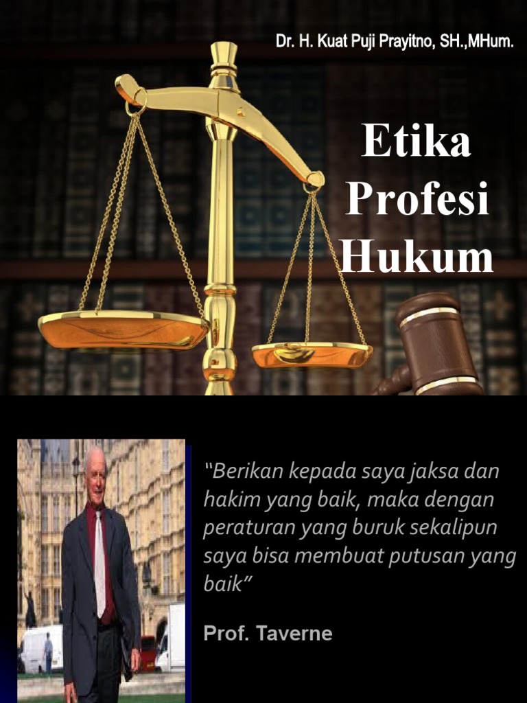 Materi Etika Profesi Hukum | PDF