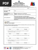 Alternative Learning System Form - AF2 - Modified ALS Enrolment Form 1 ...