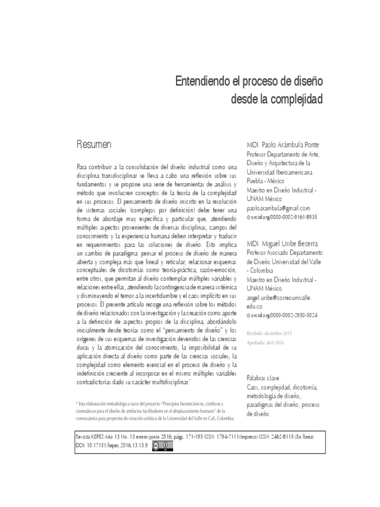 Entendiendo El Proceso de Diseno Desde L | PDF | Diseño | Pensamiento Entendiendo El Proceso de Diseno Desde L | PDF | Diseño | Pensamiento