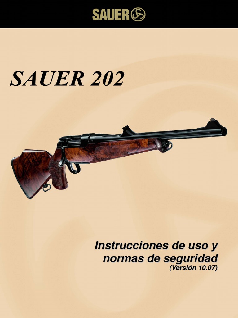 Instrucciones de Uso y Normas de Seguridad | PDF | Revista (armas de fuego) | Cartucho (armas de ...