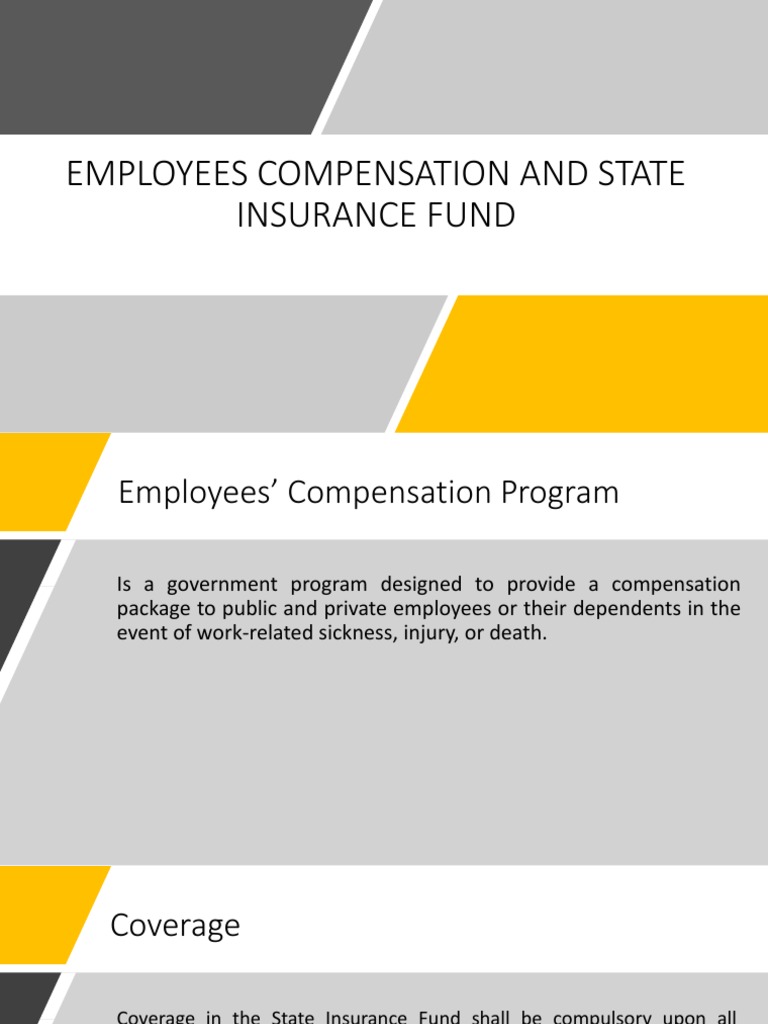 Employees' Compensation Program Overview | PDF | Employment