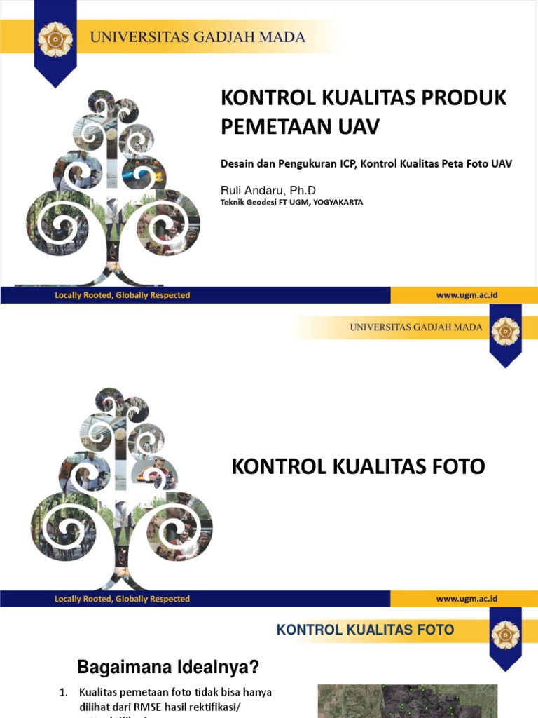 Kontrol Kualitas Pemetaan UAV oleh Ruli Andaru | PDF