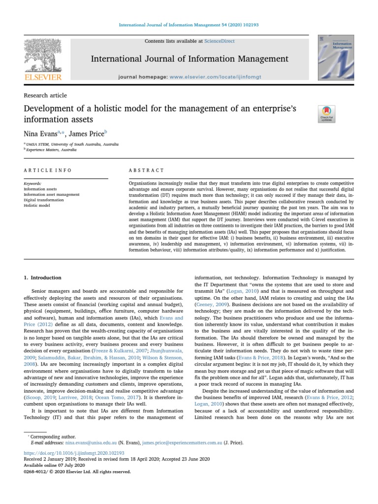 Information Asset Maturity Model 2021 | Download Free PDF | Information ...