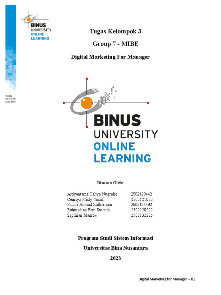 2222 MKTG6296038 Mibe TK3-W8-S12-R1 Team7 | PDF