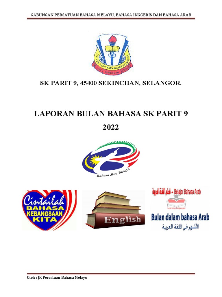 Cover Laporan Bulan Bahasa | PDF