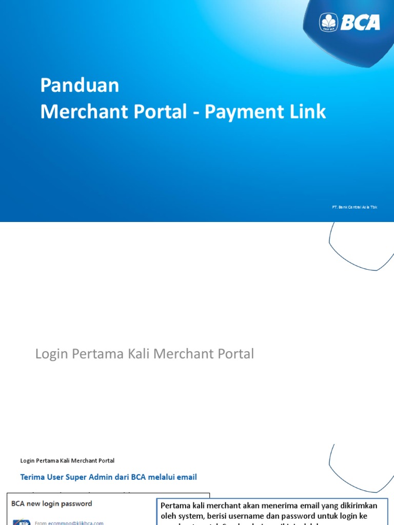 Panduan Merchant Portal & Payment Link 052019 | PDF