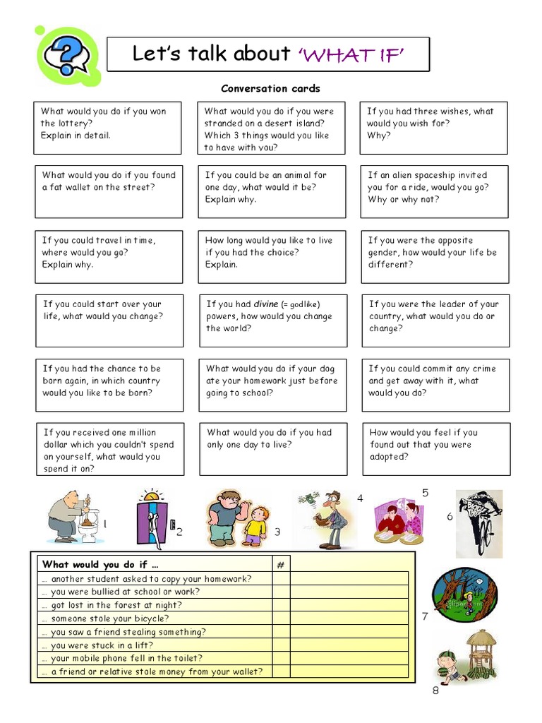 Discussion Questions Unreal Conditional | PDF | Self-Improvement ...