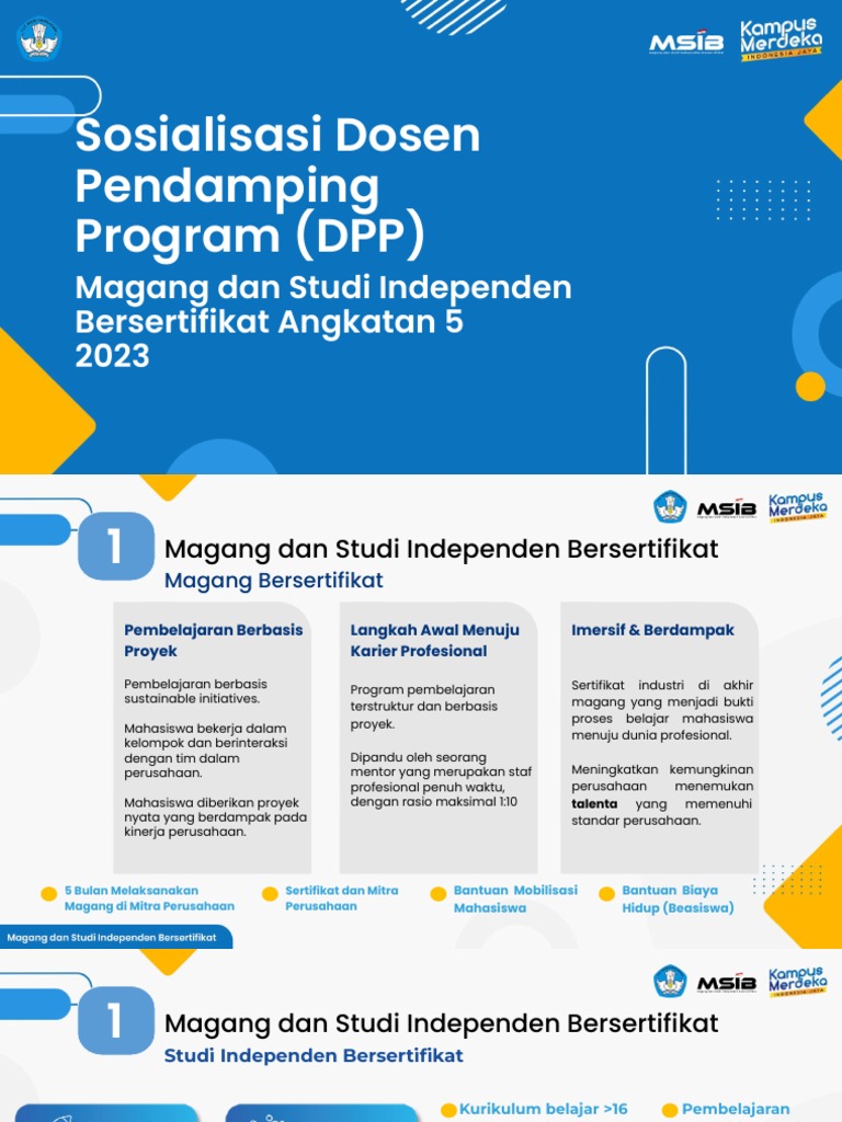Sosialisasi DPP MSIB 5 | PDF