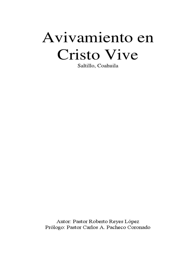Libro Avivamiento 2016 Listo para Imprimir | PDF