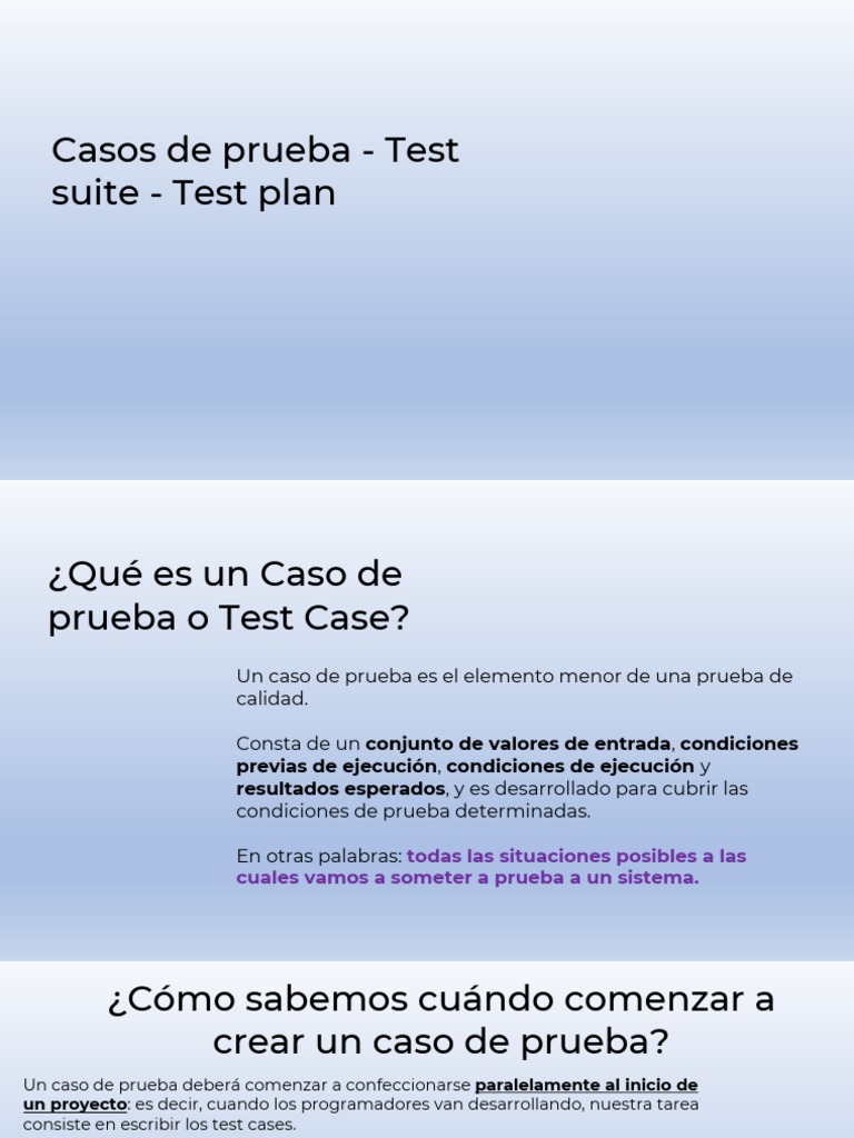 Casos de Prueba y Suites de Test | PDF | Contraseña | Usuario (informática)