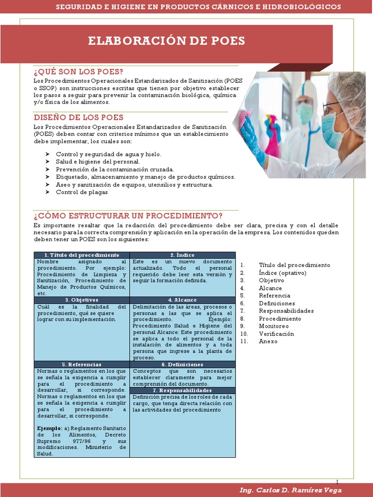 SHCH - S16 - Elaboración de POES | PDF