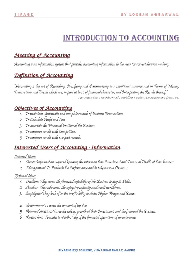 Accounting Theory | PDF | Expense | Debits And Credits