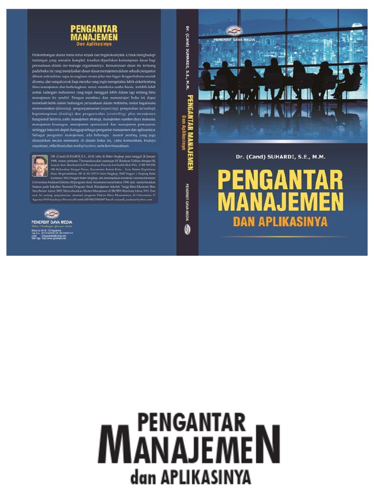 Buku Pengantar Manajemen | PDF