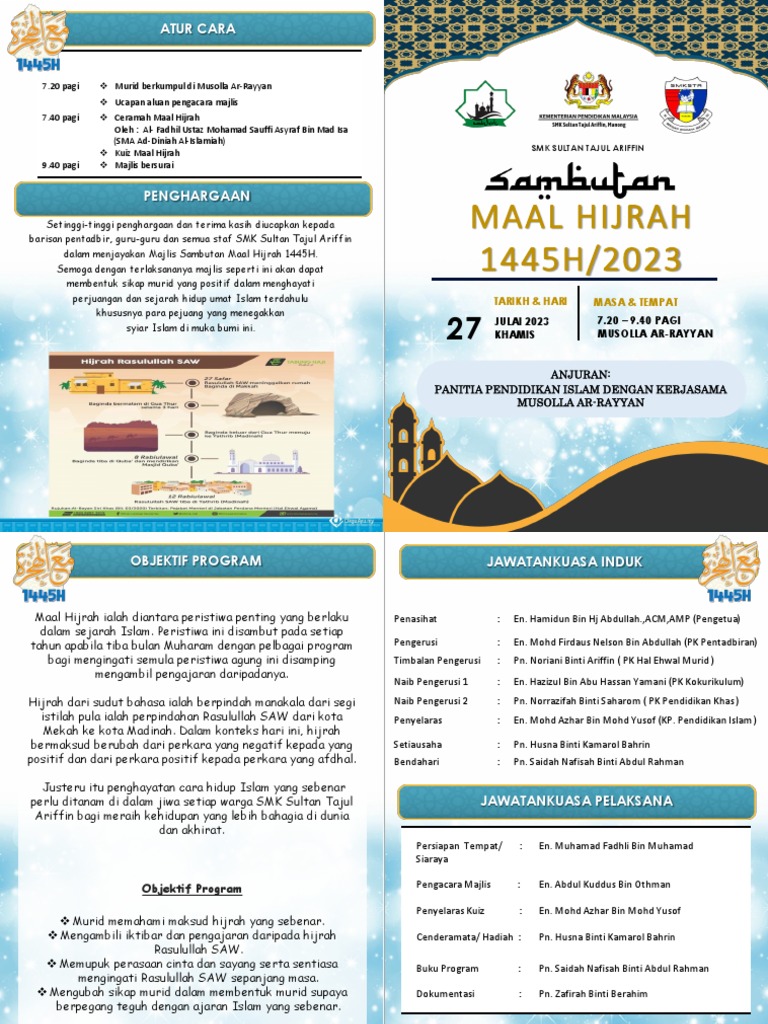 BUKU-PROGRAM Maal Hijrah 2023 | PDF