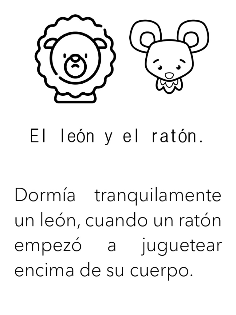 El Ratón y El Leon | PDF
