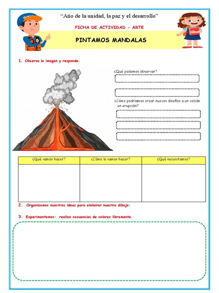Ficha Arte-Pintamos Mandalas | PDF Ficha Arte-Pintamos Mandalas | PDF