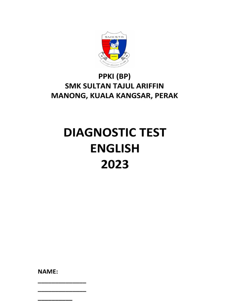 Ujian Diagnostik Bi 2022 Pdf Science Mathematics