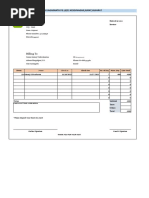 Food Bill Format | PDF