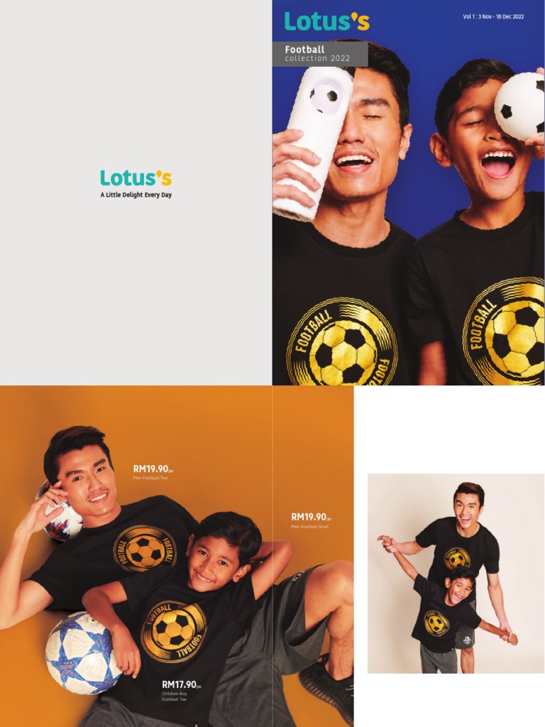 LOTUSS STORES (MALAYSIA) SDN BHD - Lotus's Hidup Bola Collection 2022 | PDF