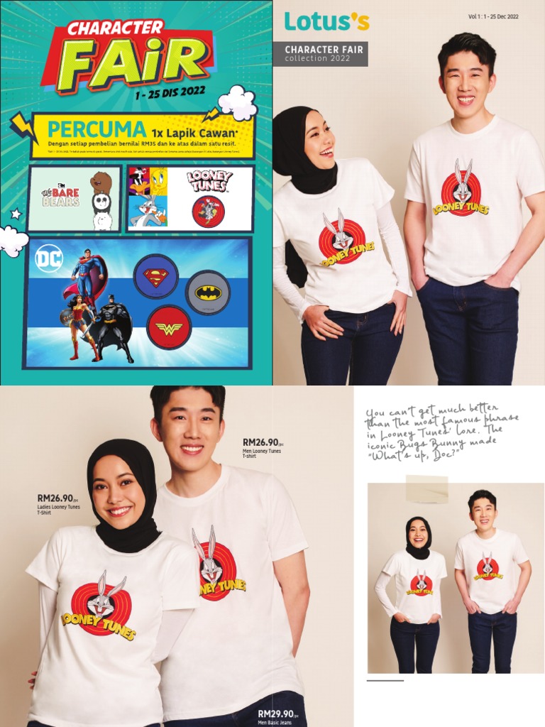 Lotuss Stores (Malaysia) SDN BHD - Lotus's Character Fair Collection 2022 | PDF