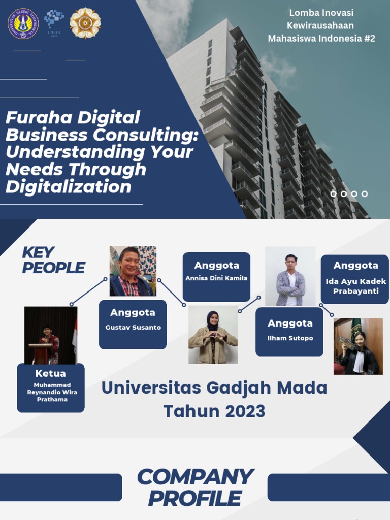 Blue Modern Company Profile Presentation (2) - Compressed | PDF | Bisnis | Seni