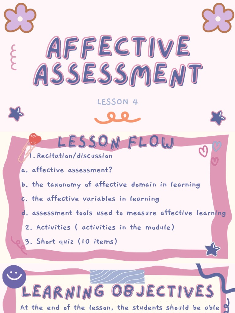 Affective Assessment | Download Free PDF | Affect (Psychology) | Learning