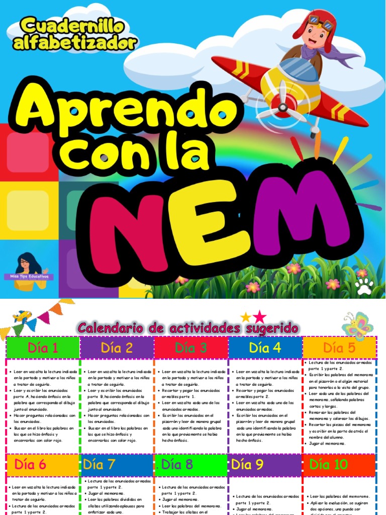 Cuadernillo Alfabetizador Nem Primer Grado | PDF | Miel