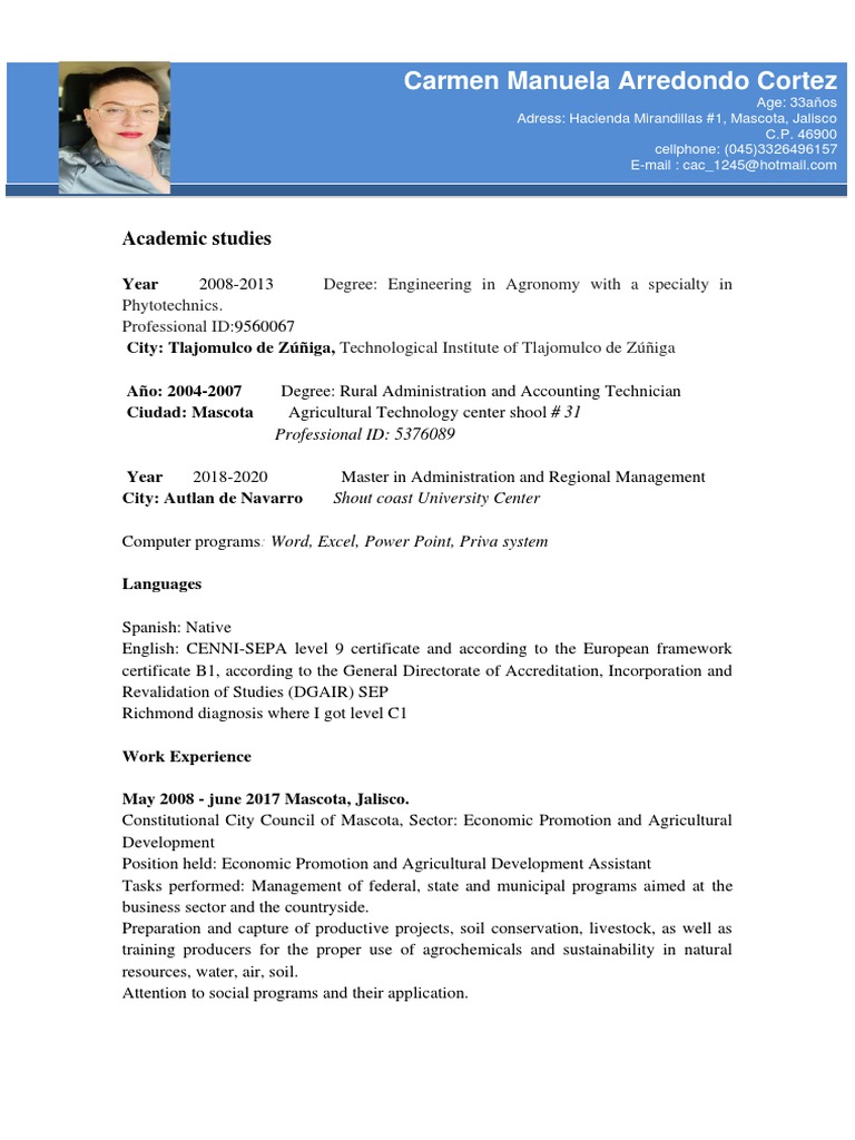 Curriculum Working | PDF | Agriculture | Food Industry