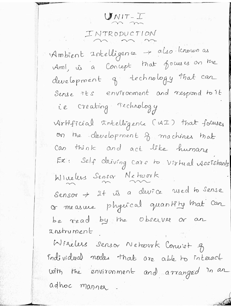 WSN Unit - 1 | PDF