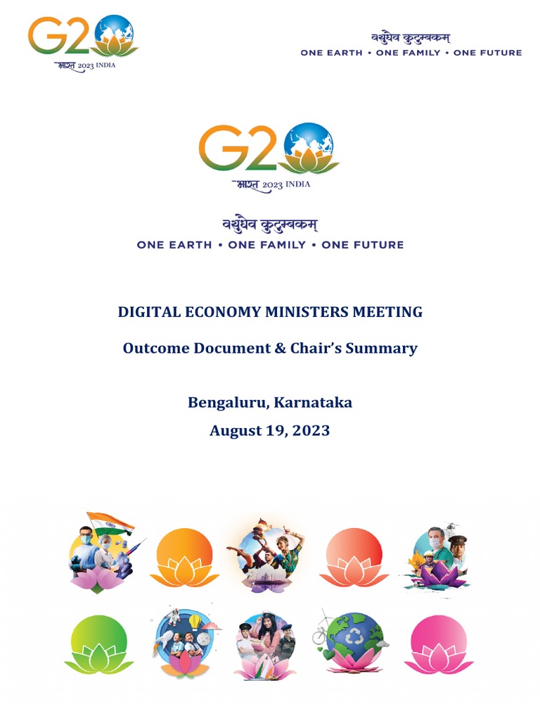 G20 Digital Economy Ministers Summary | PDF | Governance | Sustainability