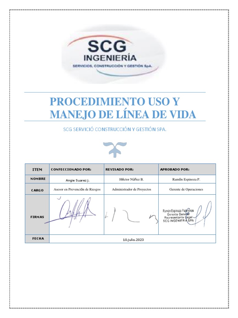 Procedimiento de Línea de Vida SSO | PDF | Tecnología