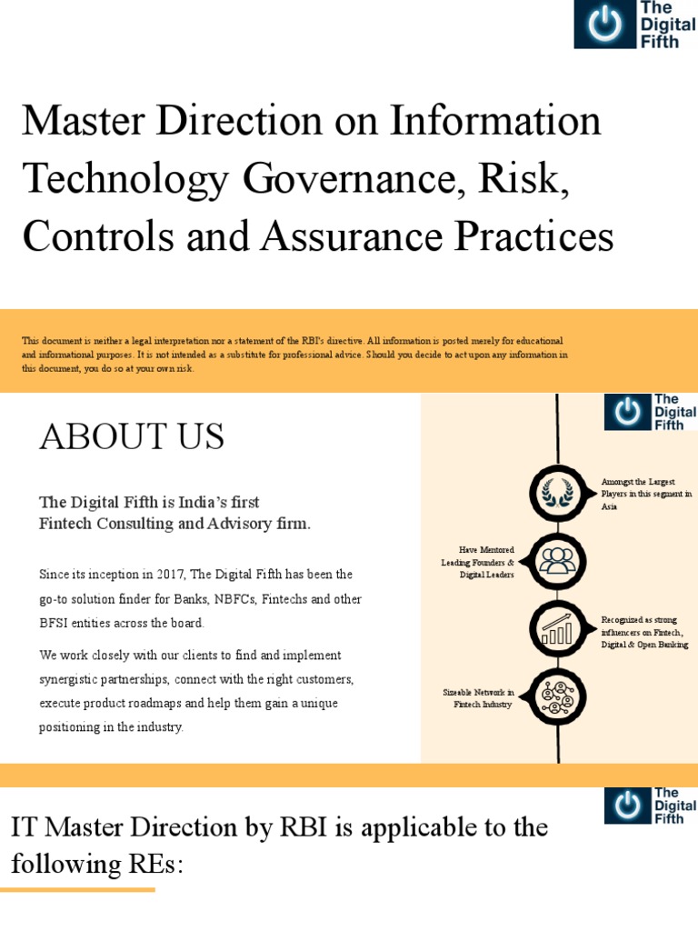RBI IT Governance & Risk Guidelines | PDF | Information Security | Security