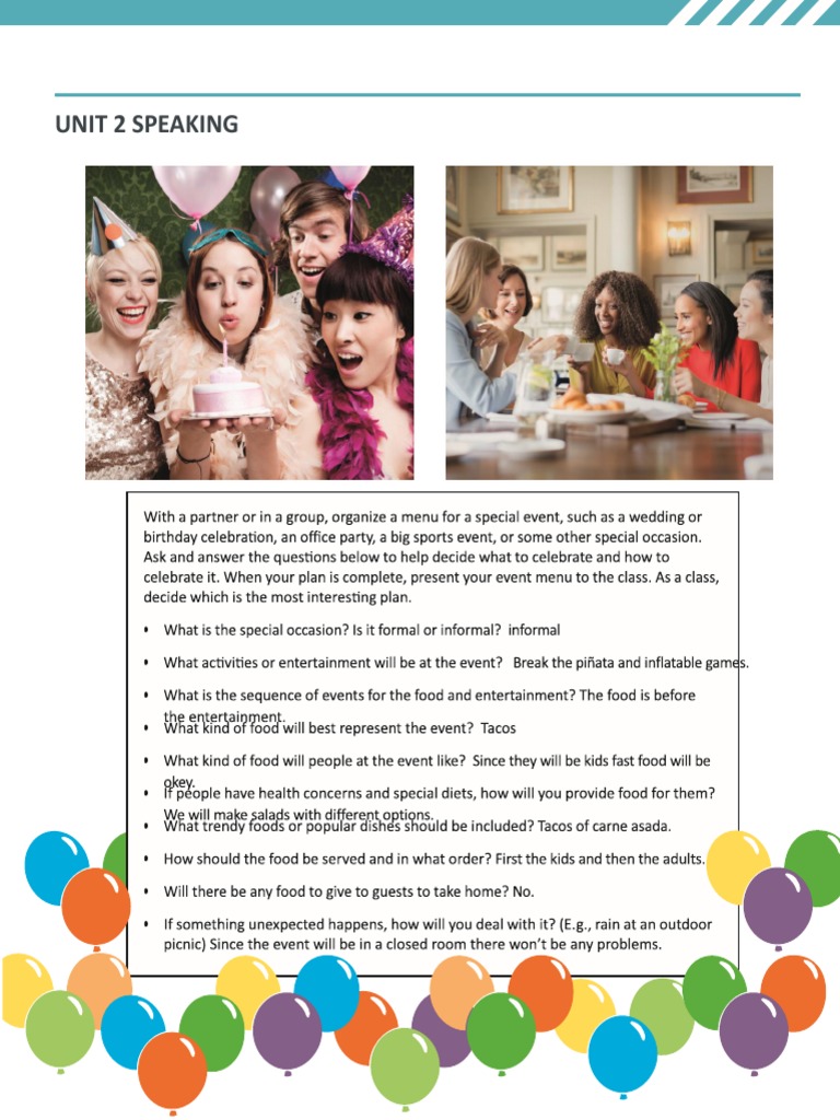 Event Menu Planning Guide | PDF