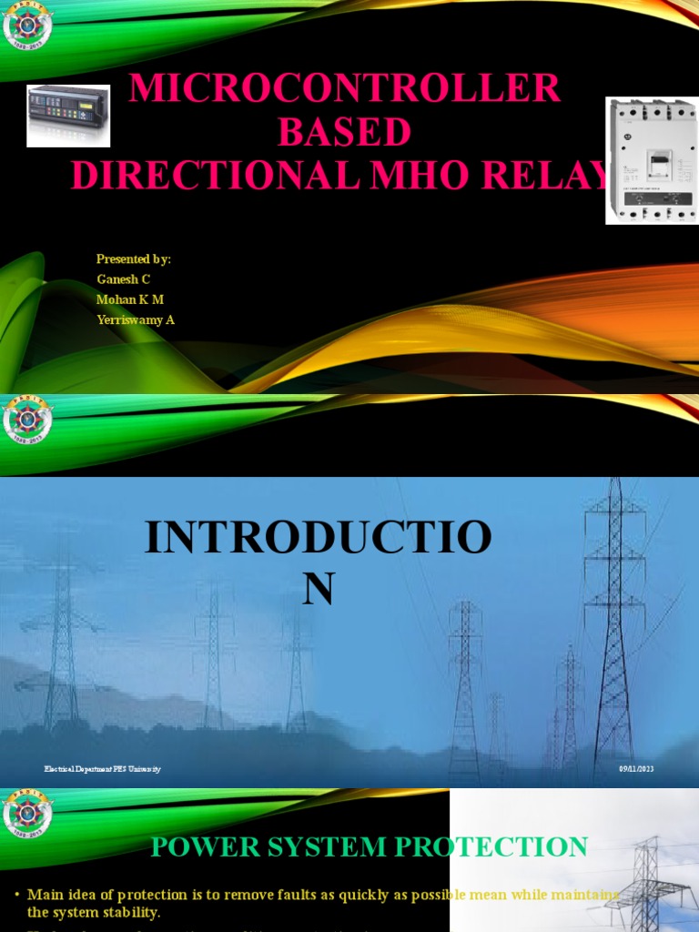 Dokumen - Tips - Microcontroller Based Mho Relay For Distance Protection 1 | PDF | Relay ...