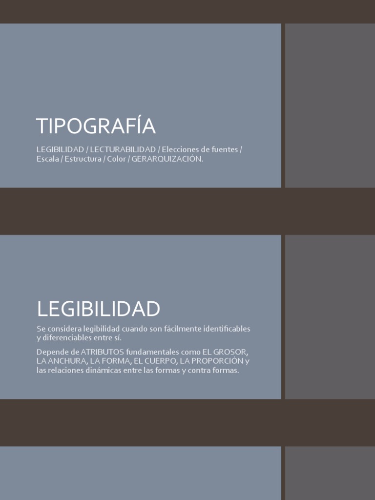 Tipografía Legibilidad | PDF | Tipografía | Color