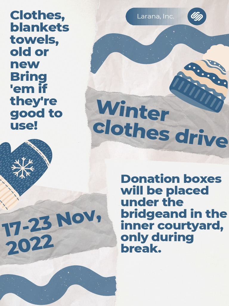 Winter Clothes Drive | PDF