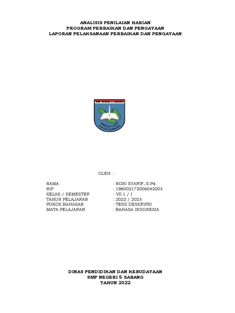 Kelas 7.1-2022-2023-Ganjil | PDF