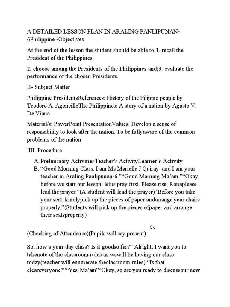 Ap Lesson Plan | PDF