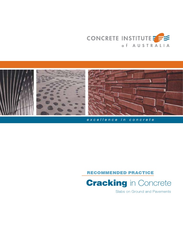 Concrete Institute of Australia - Recomended Practice - Z15 Cracking in ...