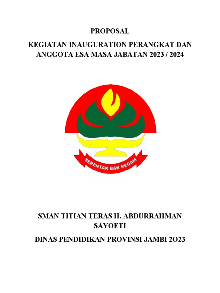 Proposal Inauguration | PDF
